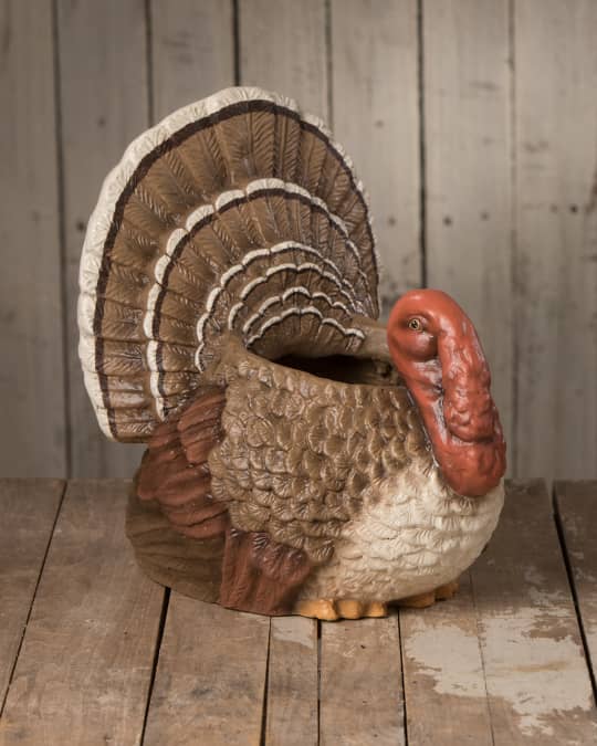 Bethany Lowe Thanksgiving Turkey Bucket | Neiman Marcus