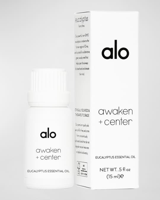 Alo Yoga Awaken & Center Eucalyptus Essential Oil, 0.5 oz. | Neiman Marcus