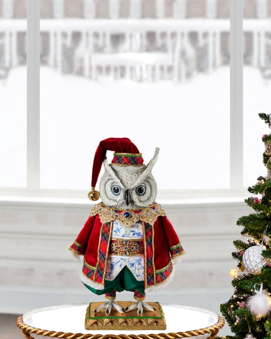 Katherine's Collection Sir Ollie Owl Figurine | Neiman Marcus