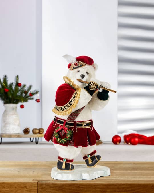 Katherine's Collection Twelve Days Bear Piper Piping Handmade Christmas ...