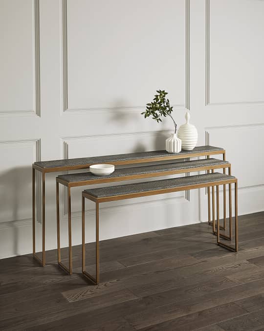 John-Richard Collection Greystoke Nesting Console Tables, Set of 3 ...