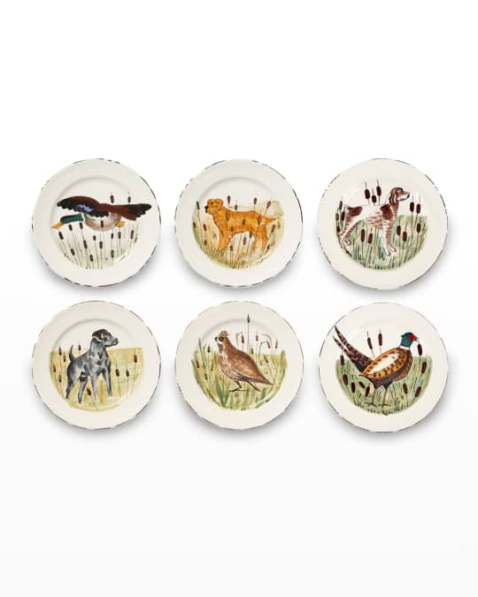 Vietri Wildlife Assorted Dinner Plates, Set of 6 | Neiman Marcus