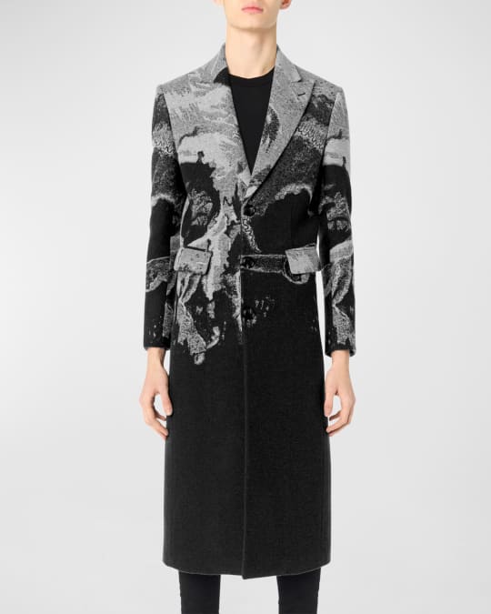 Amiri x Wes Lang Men's Big Skull Overcoat | Neiman Marcus