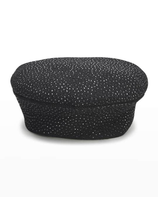 Saint Laurent Embellished Wool Beret | Neiman Marcus
