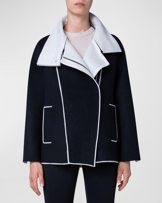 Akris Milan Cashmere Double-Face Jacket | Neiman Marcus