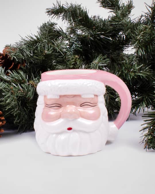 8 Oak Lane Pink Santa Mug | Neiman Marcus