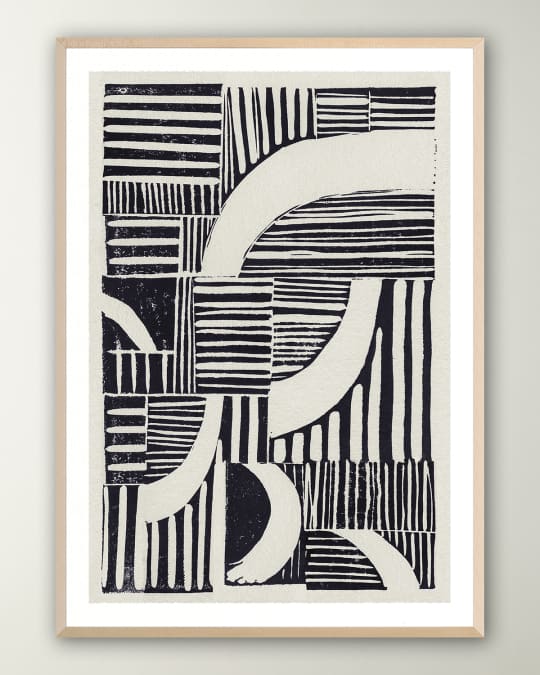 Grand Image Home Abstract Linocut C' Digital Print Wall Art by THE ...