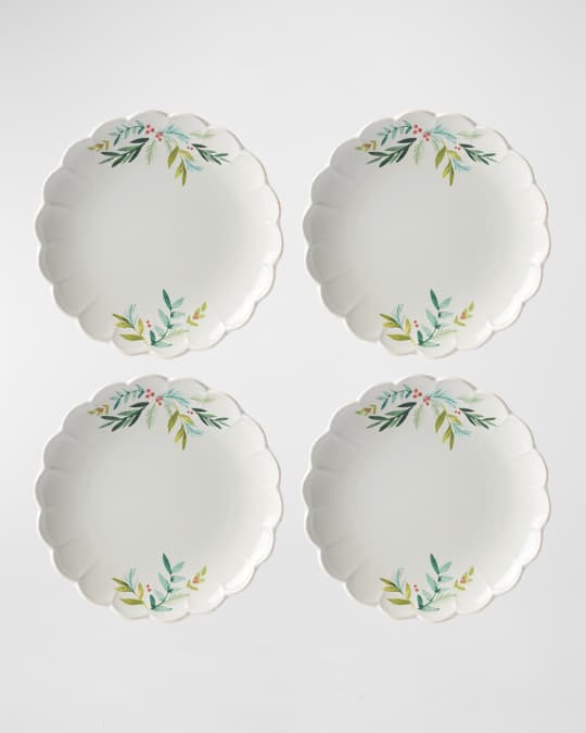 Lenox French Perle Berry Accent Holiday Plates, Set of 4 | Neiman Marcus