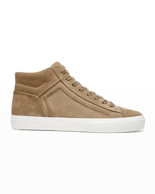 Vince Men's Fynn Leather High-Top Sneakers | Neiman Marcus