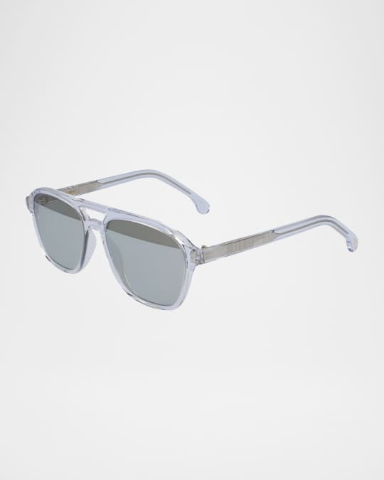 Paul Smith Men's Alder V2 Double-Bridge Navigator Sunglasses | Neiman ...