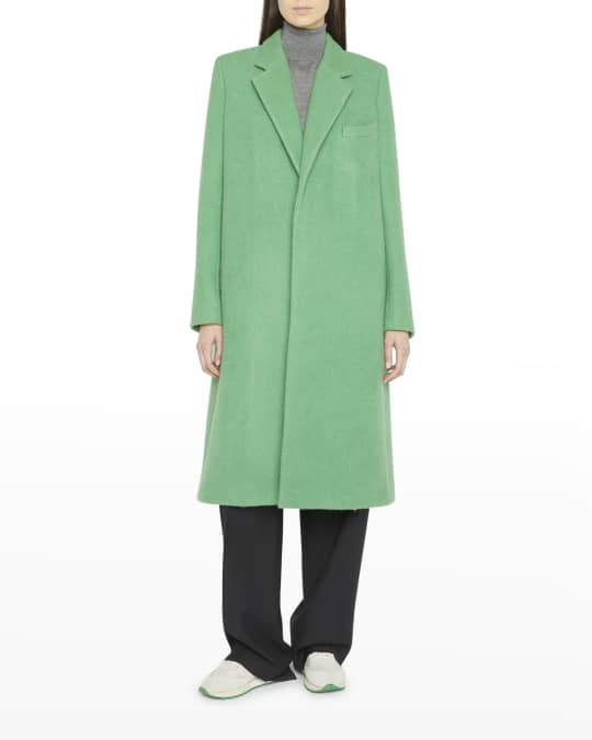 THE ROW Demi Textured Cashmere Long Coat | Neiman Marcus