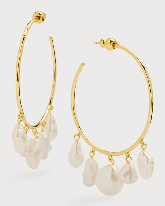 Cult Gaia Elka Hoop Earrings Neiman Marcus