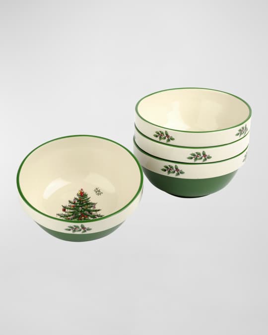 Spode Christmas Tree Set of 4 Stacking Bowls | Neiman Marcus