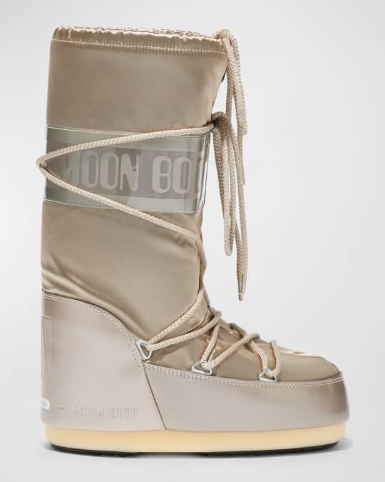 Moon Boot Classic Icon Bicolor Tall Moon Boots | Neiman Marcus