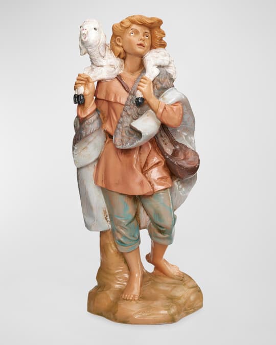 Fontanini 7.5" Scale Gabriel, Shepherd Nativity Figure | Neiman Marcus