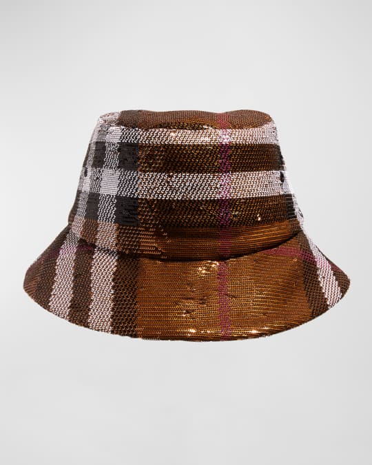 burberry pattern bucket hat
