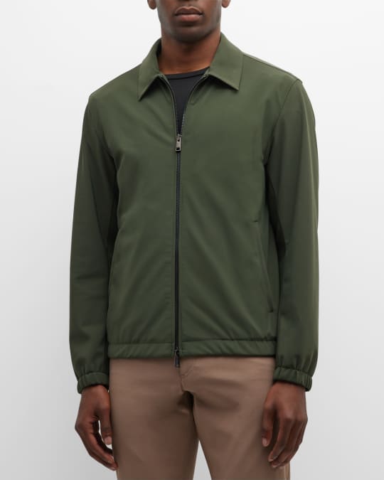 Theory Men's Brody Precision Ponte Jacket | Neiman Marcus