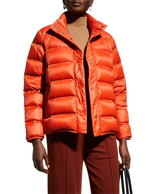 Masai Tuva Snap-Front Puffer Jacket | Neiman Marcus