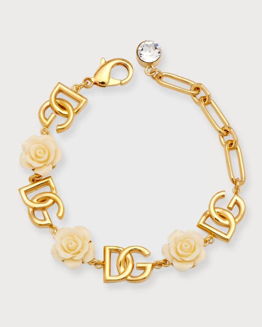 Dolce&Gabbana DG-Logo Chain Bracelet | Neiman Marcus
