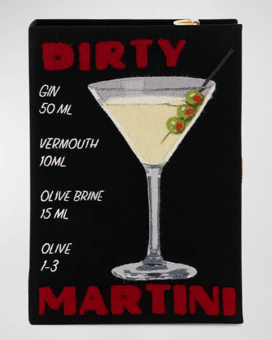 Olympia Le-Tan Dirty Martini Book Clutch Bag | Neiman Marcus