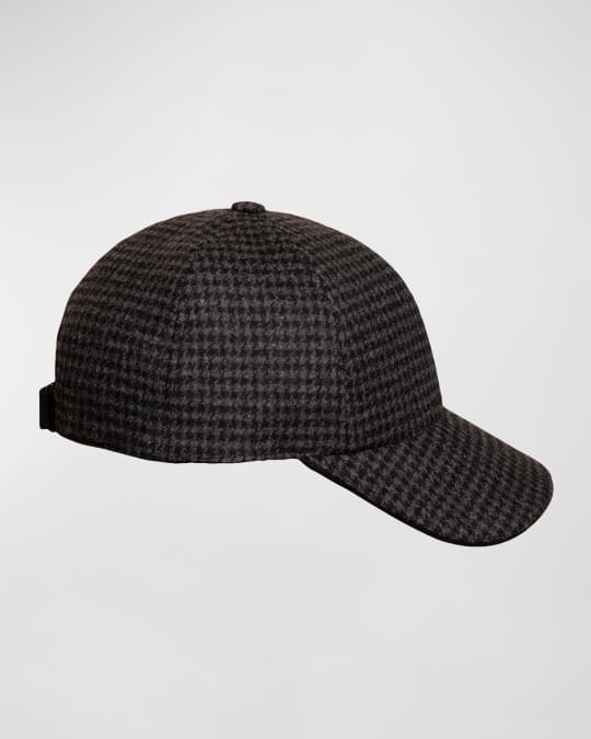 Eton Men's Houndstooth Baseball Cap | Neiman Marcus