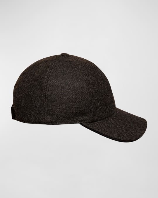 Eton Men's 6-Panel Wool-Cotton Baseball Cap | Neiman Marcus