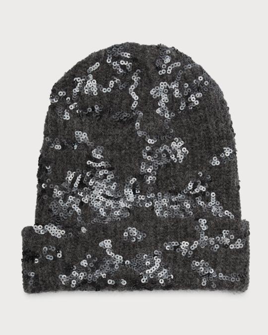 Rag & Bone Liza Sequin Beanie | Neiman Marcus