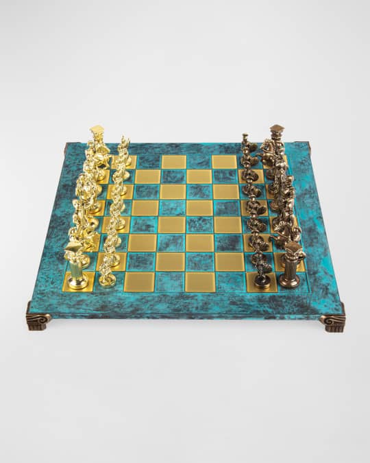 MANOPOULOS Greek-Roman Period Chess Set | Neiman Marcus