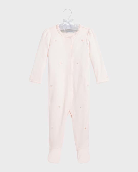 Polo Ralph Lauren Girl's Embroidered Flowers Footie, Size 3M-9M ...