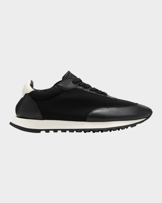 THE ROW Owen Leather Runner Sneakers | Neiman Marcus