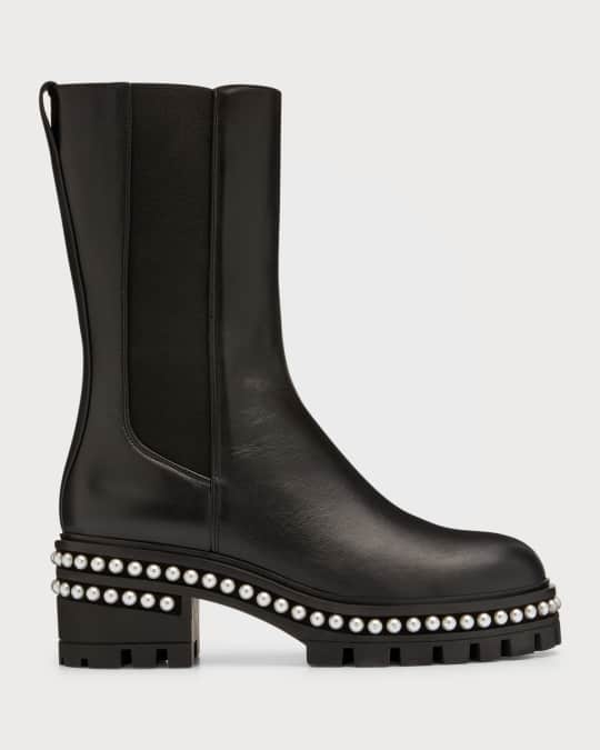 Stuart Weitzman Soho Pearly Chelsea Boots | Neiman Marcus