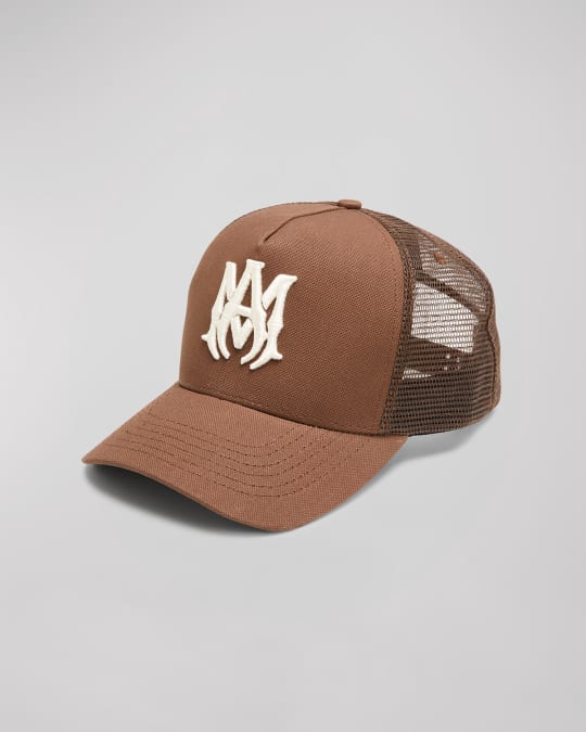 Amiri Men's MA-Logo Trucker Hat | Neiman Marcus