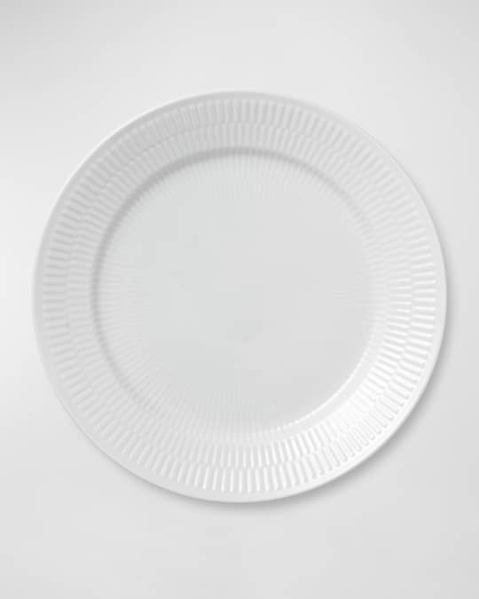 Royal Copenhagen White Fluted Plain Dinner Plate | Neiman Marcus