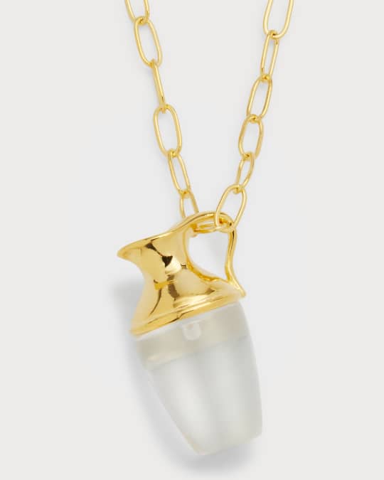 Pamela Love Rock Crystal Vessel Pendant Necklace | Neiman Marcus