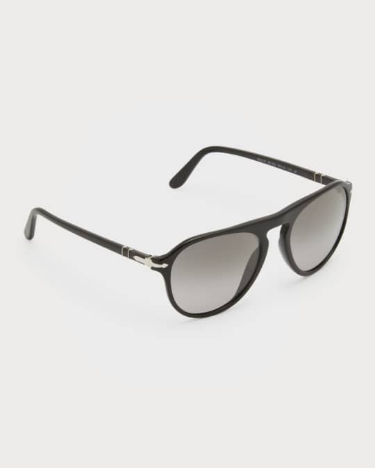 Persol Men's Keyhole-Bridge Aviator Sunglasses | Neiman Marcus