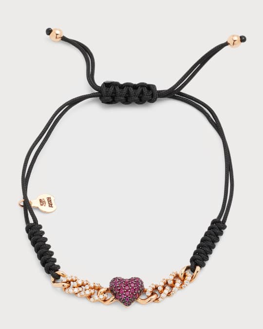 Pippo Perez Small Ruby Heart Bracelet | Neiman Marcus