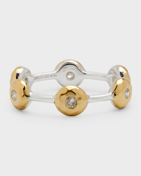 Ippolita Chimera Stardust Paparazzi Bezel Station Stack Ring | Neiman ...