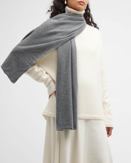 Vince Knit Cashmere Scarf | Neiman Marcus