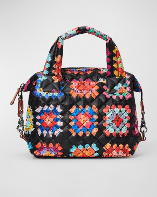 MZ WALLACE Sutton Deluxe Small Printed Crossbody Bag | Neiman Marcus