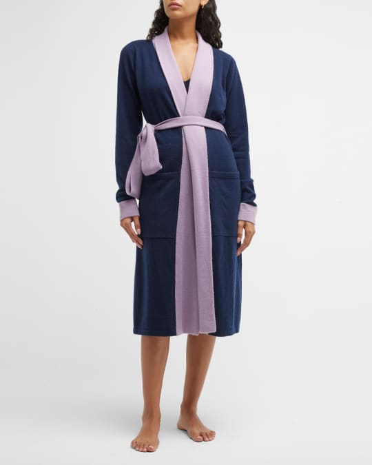 Else Two-Tone Cashmere Robe | Neiman Marcus