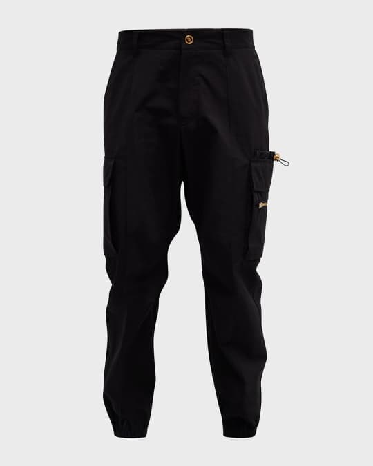 versace pants black