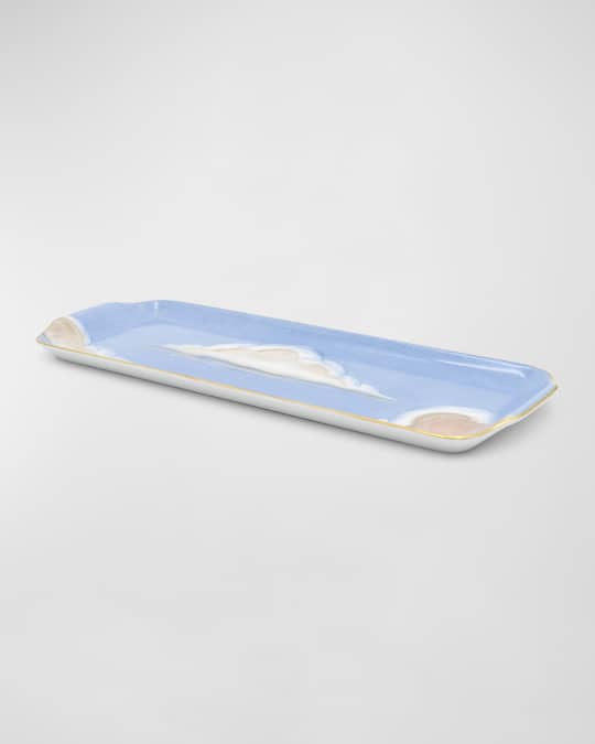 Jonathan Hansen X Marie Daage Oblong Cloud Porcelain Cake Plate ...