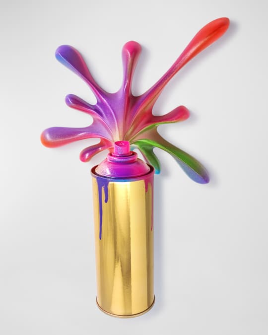 WeiBi Concept Store Rainbow Spray Splash Art Piece | Neiman Marcus