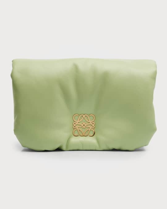 Loewe Goya Puffer Mini Crossbody Bag in Shiny Napa Leather | Neiman Marcus