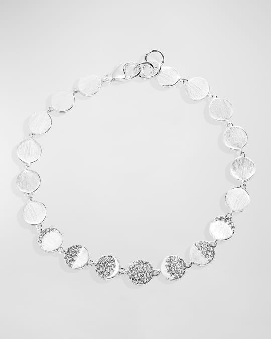 Syna Cosmic Moon Phase Bracelet in Sterling Silver | Neiman Marcus