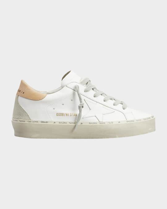 Golden Goose Hi Star Low-Top Leather Sneakers | Neiman Marcus