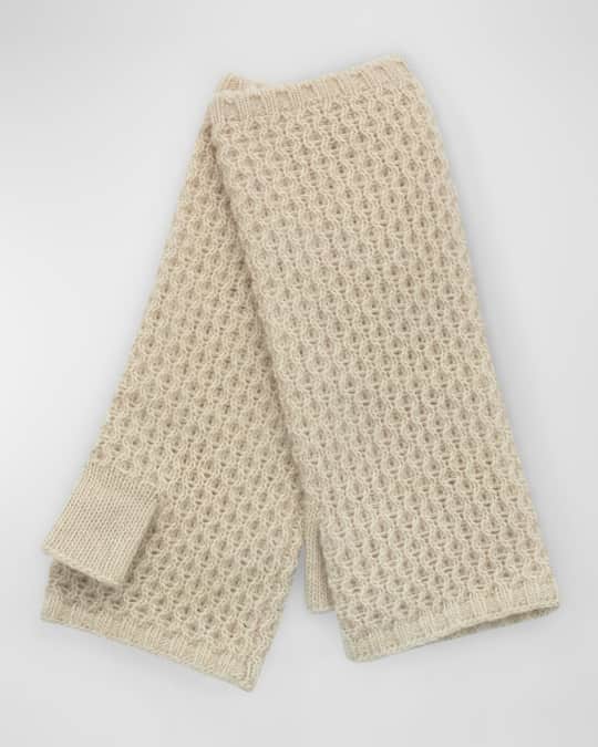 Portolano Honeycomb Fingerless Arm Warmer | Neiman Marcus