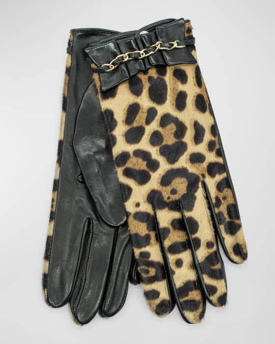 tiger print gloves