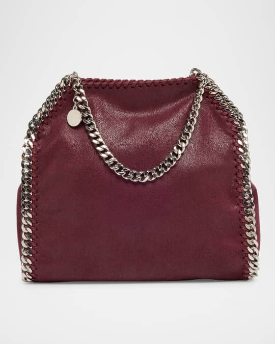 Stella McCartney Mini Eco Shaggy Deer Chain Tote Bag | Neiman Marcus