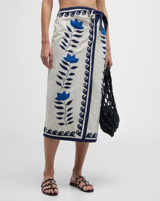 Carolina K Loren Wrap Skirt | Neiman Marcus